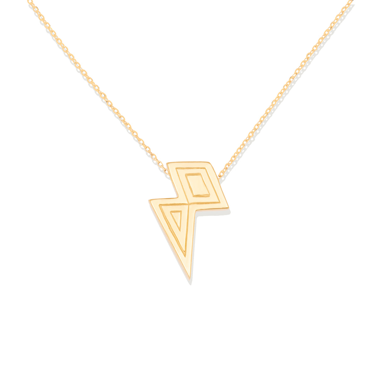 Juju Lightning Bolt Charm Necklace – Campbell + Charlotte